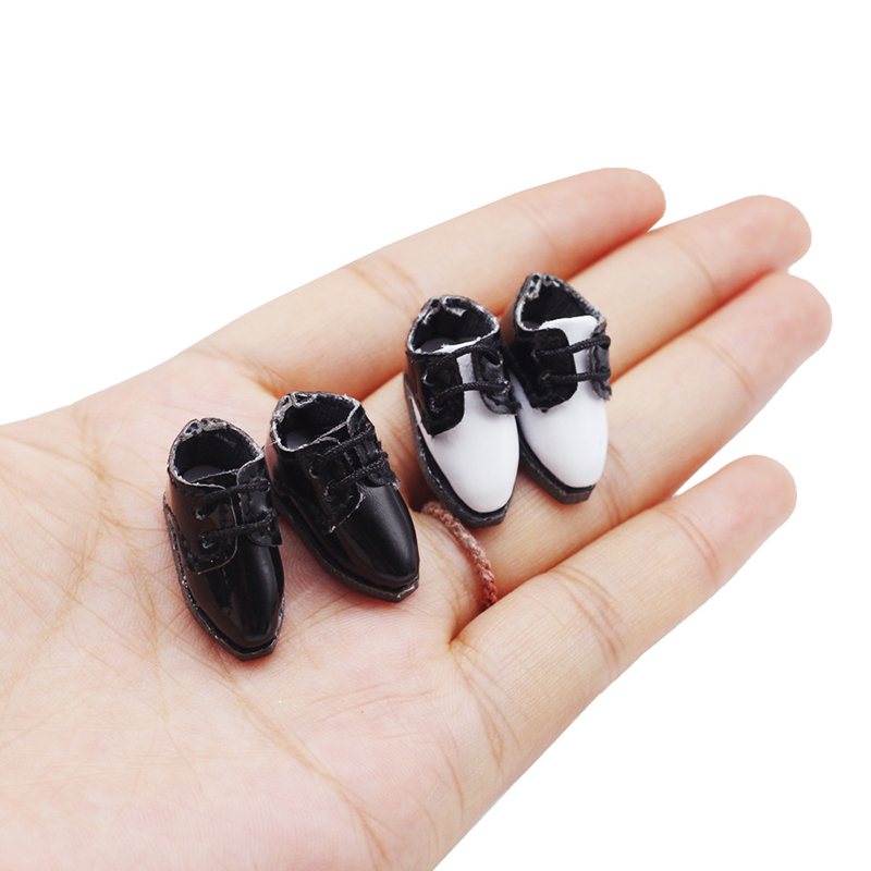 Ob11 DOD 1/12 Bjd Doll Shoes Casual Hand-made Faux PU Leather Doll Shoes Boot EI