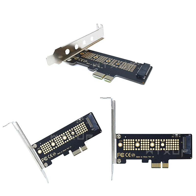 NVME PCIE M.2 NGFF SSD an PCI-E1 Adapter Card PCI-M.2 mit ...