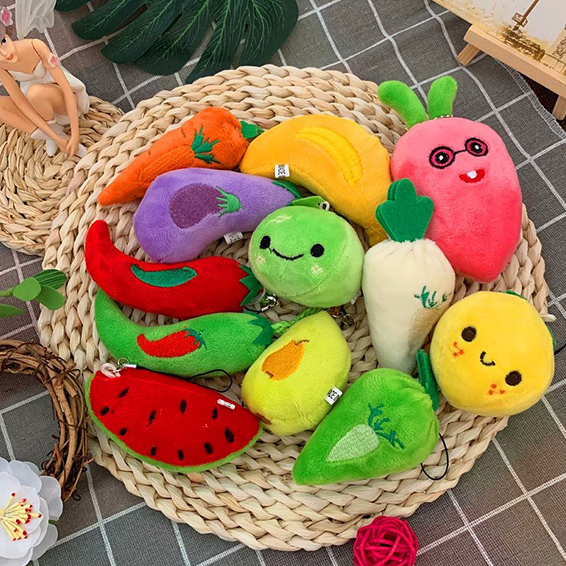 1/5 pz bambole imbottite di frutta 5 cm-10 cm Kawaii mini giocattoli imbottiti di frutta peluche T-yu