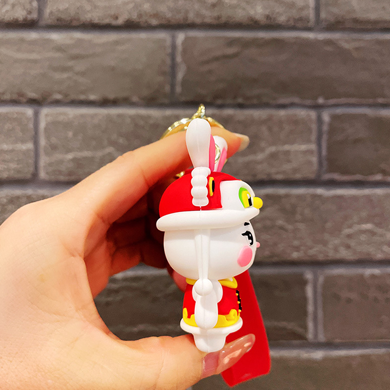 Cartoni animati stile tang coniglio bambola animale portachiavi donna carino stile tang coniglio ZK