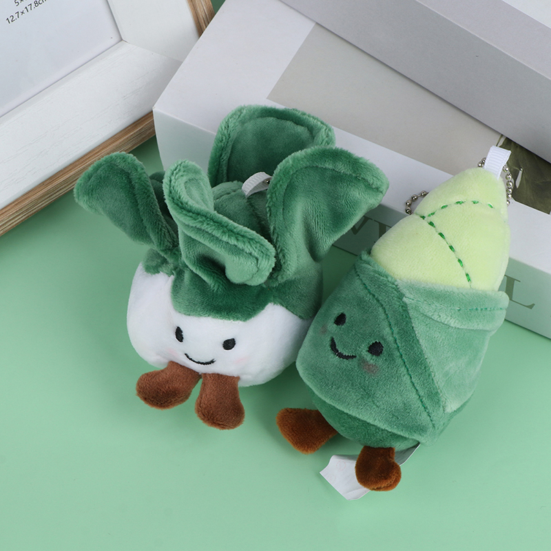 Ciondolo Peluche Morbido Verdura Verdura Giocattoli Cipolla Verde Cavolfiore Mais
