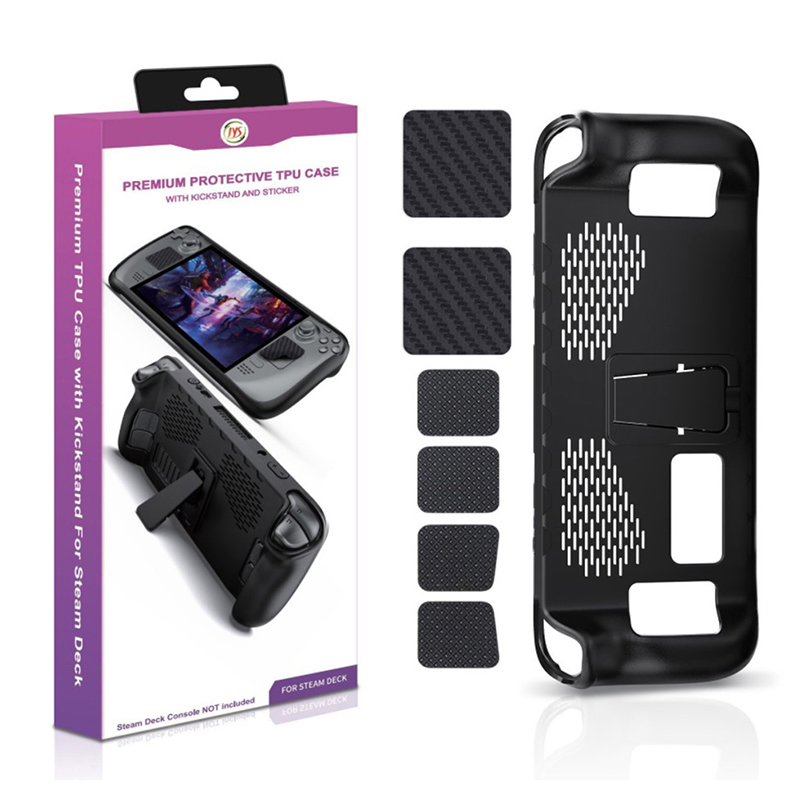 7pcs Case Set Tpu Cover With Stand Touchpad Button Stickers Dustproof Non-slip