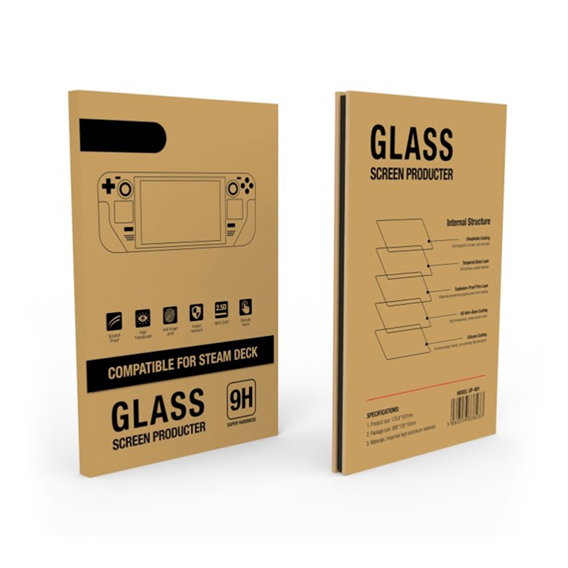 9H Protective Glass For Steam Deck 7'' Game Console Oil Proof Tempered Film