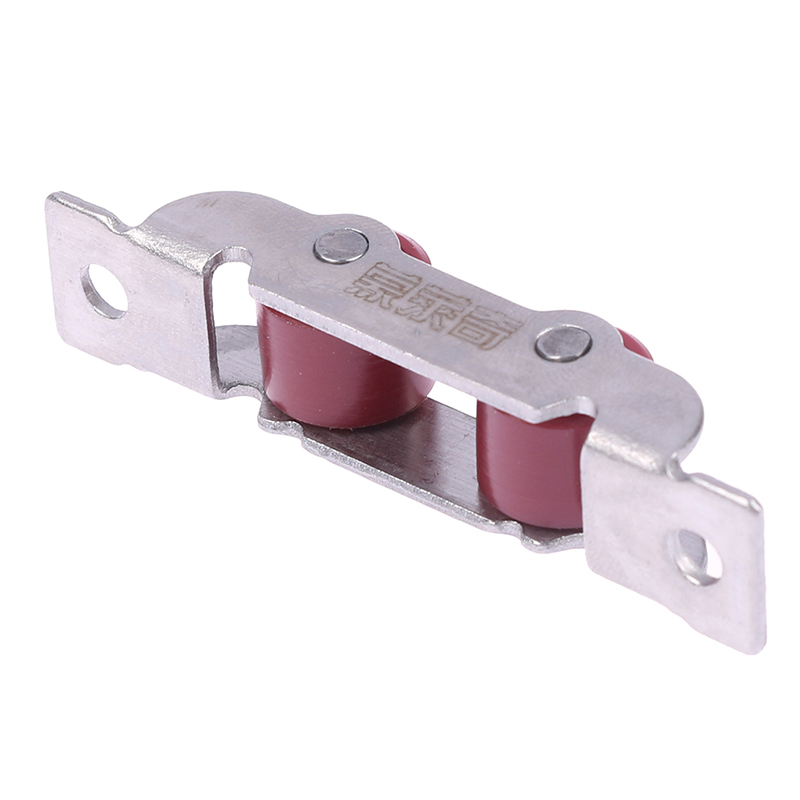 1 Pcs Stainless Steel Door Window Silent Nylon Pulley Slot Wheel ...