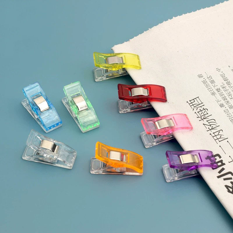 10PCS Sewing Clips Plastic Clamps Quilting Crafting Crocheting Knitting ...