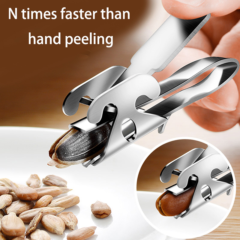 Stainless Steel Melon Seed Peeling Artifact Pine Nut Opening Device ...