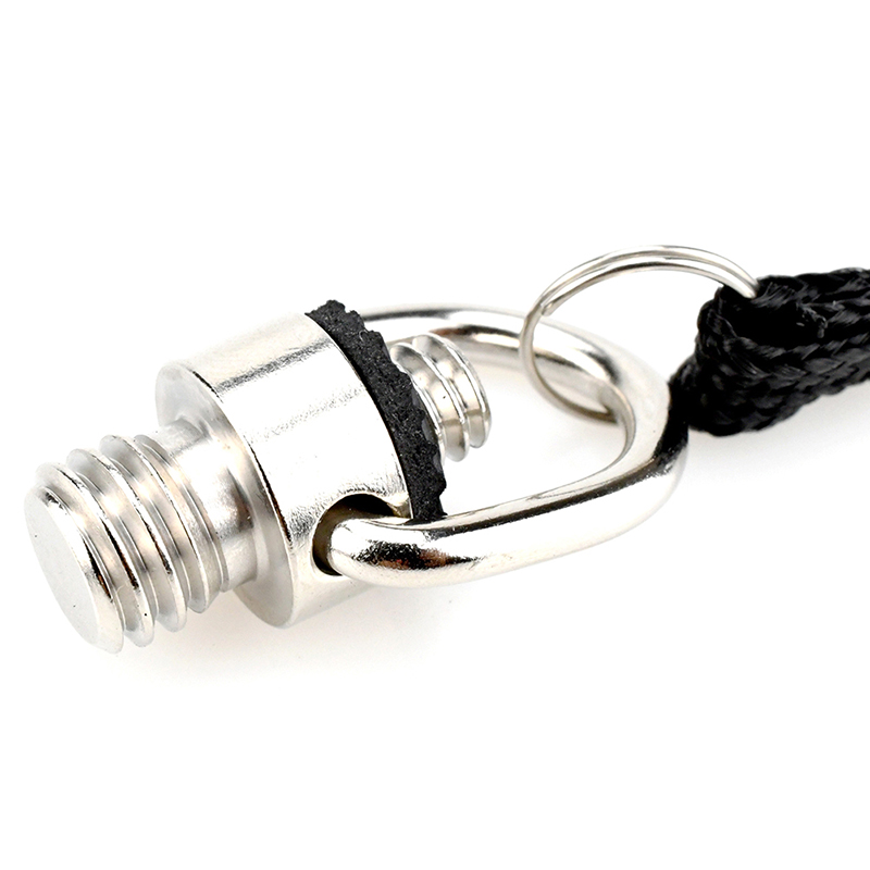 1/4 Inch Handle Camera Screw 1/4" C Ring Adapter w 15cm Adjustable Hand Wristban