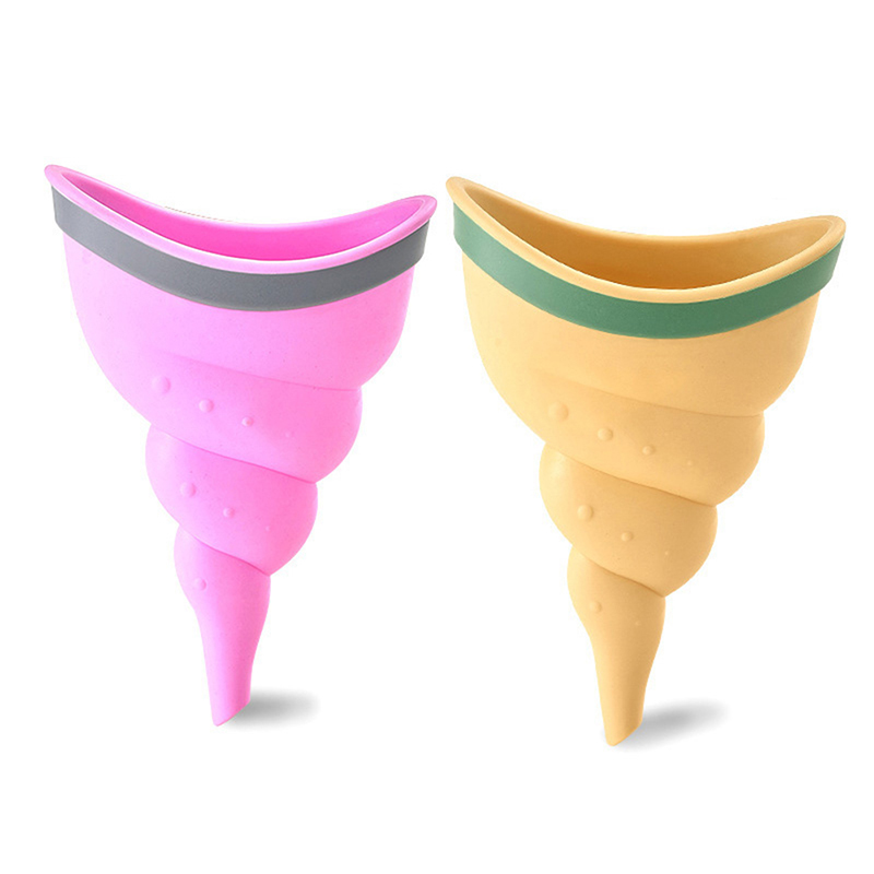 Women Urination Device Reusable Silicone Funnel Travel Camping Standing ...
