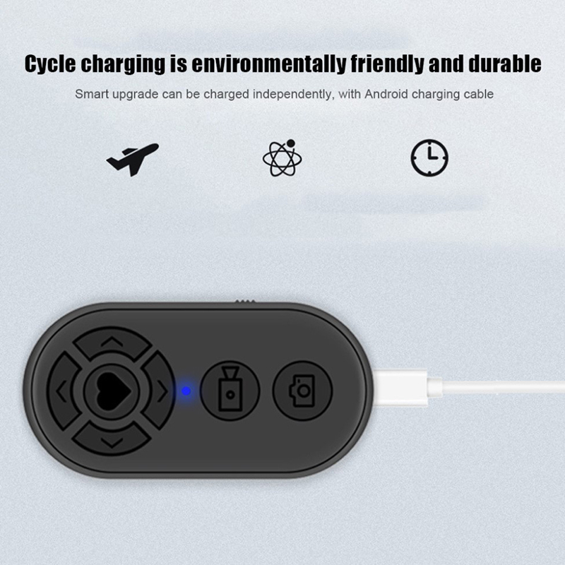 Rechargeable Bluetooth-compatible Remote Controller 7 Buttons Wireless Tur-yn | eBay