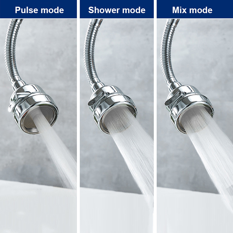 Rubinetto da cucina universale 3 modalità adattatore soffione doccia pressione casa Wate X~