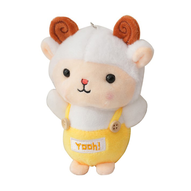 Cinturino 12 cm carino ciondolo piccole pecore agnello mini peluche giocattolo borsa agnello ciondolo regalo St
