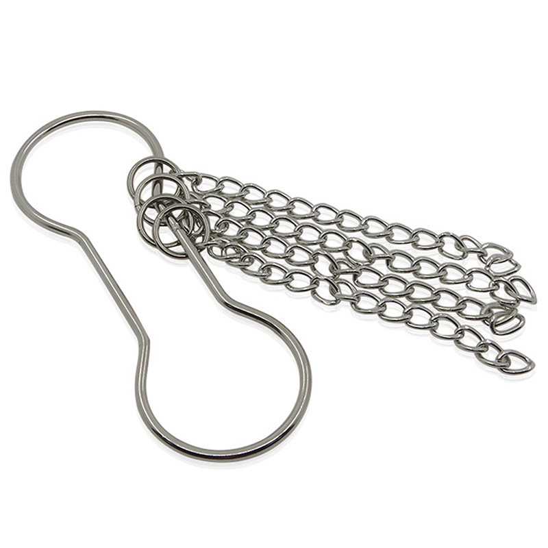 Chain Shackle Escape Handcuff Escape - Silver Color Magic Tricks Stage Close- EI