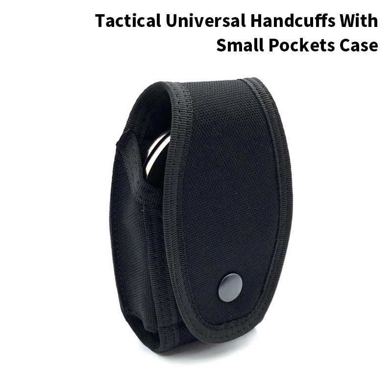 Tactical Universal Handcuffs With Small Pockets Case Police Shackles ...
