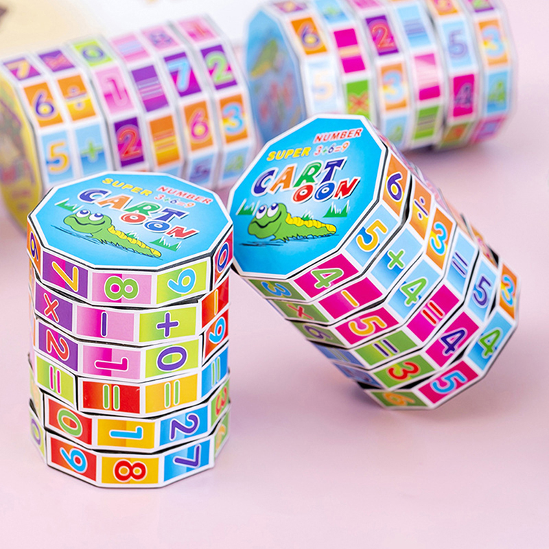 DIGITAL MAGIC CUBE Math Rubik Ajouter un jouet éducatif pour enfants ...