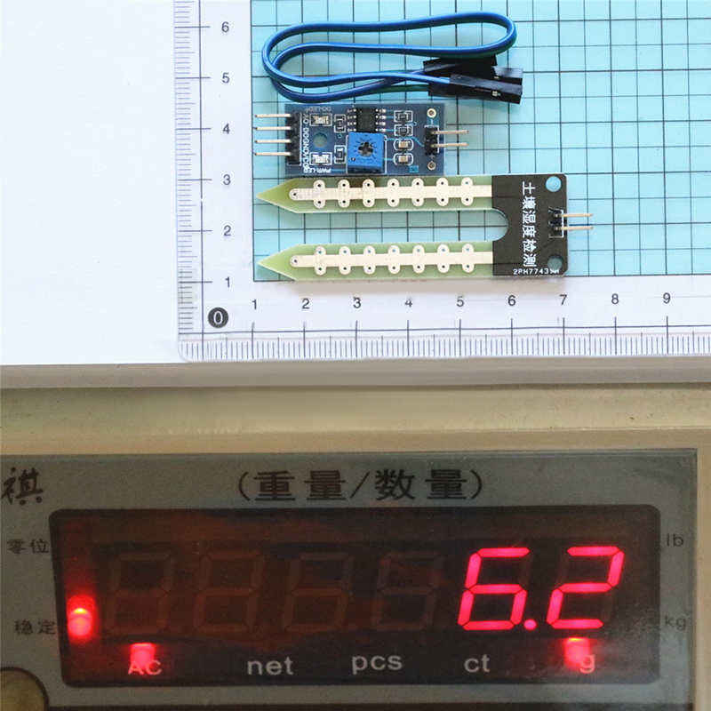 Modulo sensore umidità suolo / umidità suolo display digitale relè mod ~~