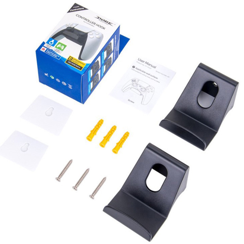 2 pz staffa da appendere a parete controller maniglia gioco cuffie gancio appendiabiti Univer BII