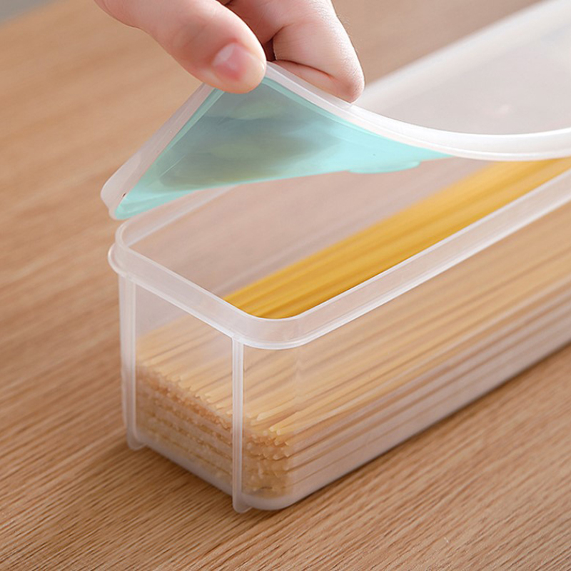 1Pc Rectangular Sealed Food Pasta Spaghetti Box Refrigerator Storage ...
