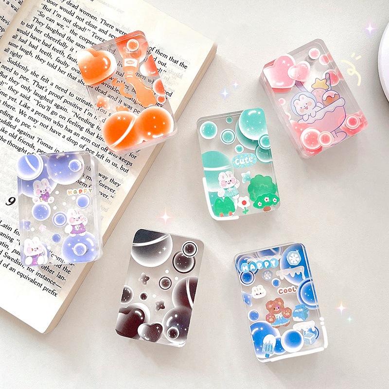 DIY GOO CARD small card brick transparent magnetic photo frame photo ...