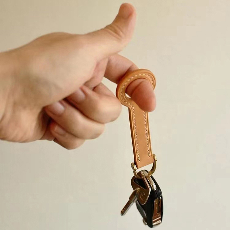 Fashion simple en cuir clés de trèfle