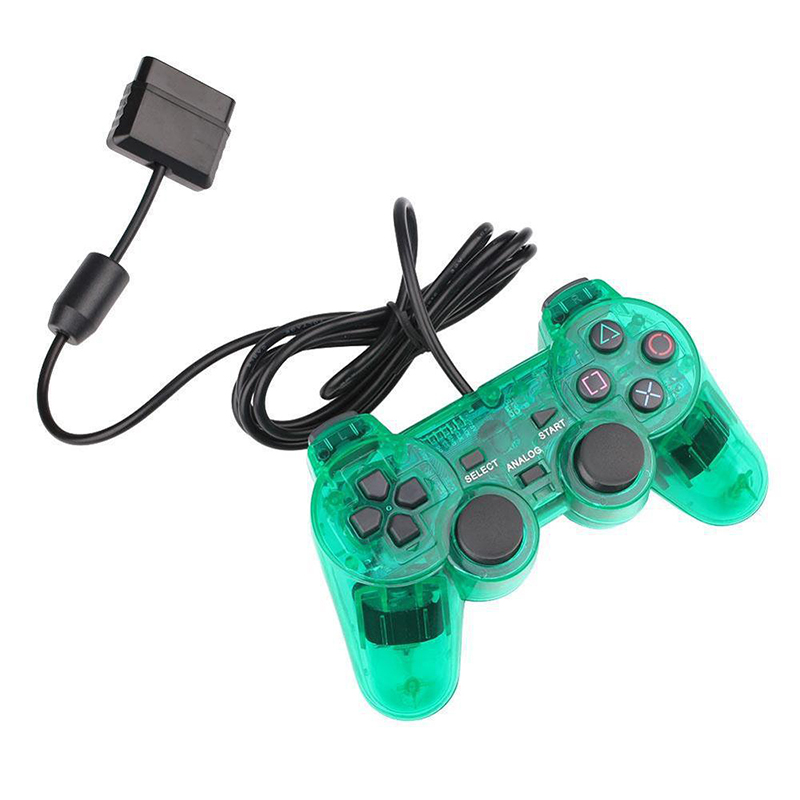 Wired Gamepad Double Vibration Controller Compatible Ps2 For Playstation 2