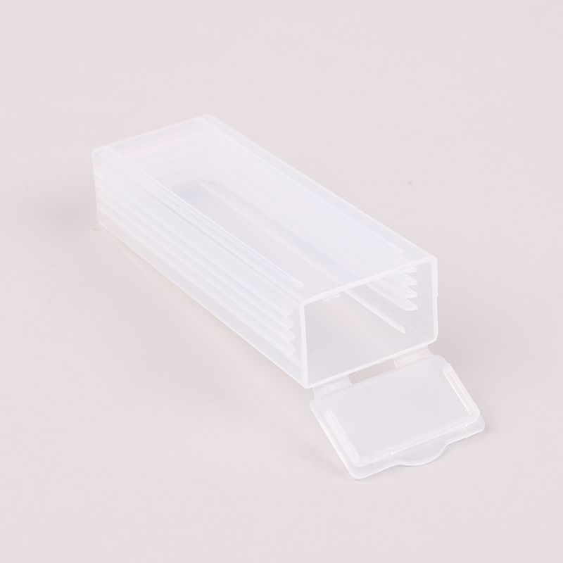 Plastic Microscope Slide Holder Storage Box Microslide PP Holds 5 ...