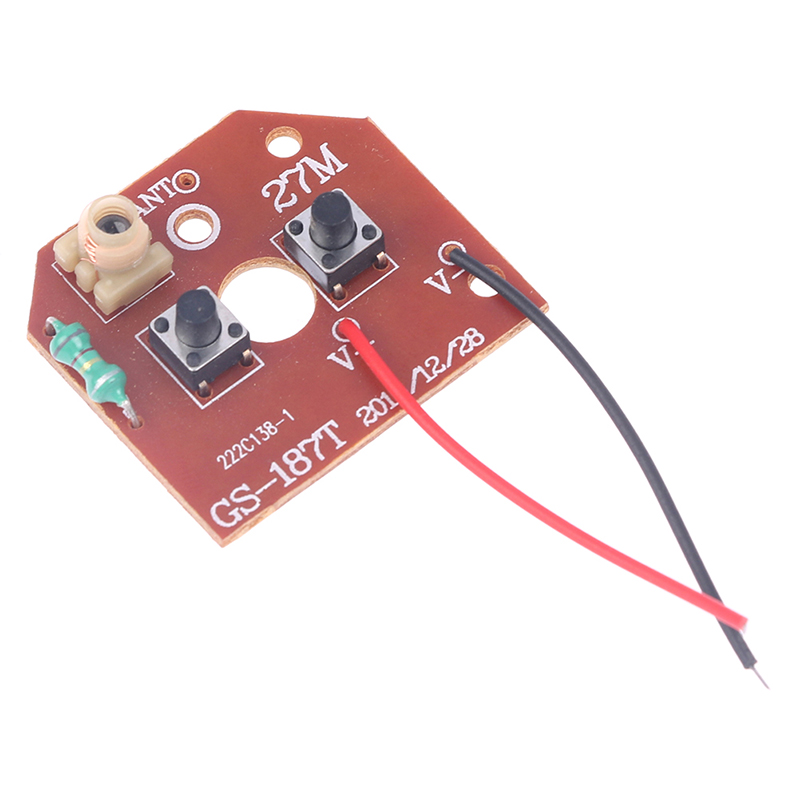2CH RC REMOTE Control 27/40MHz Circuit PCB Transmitter & Receiver Board ...