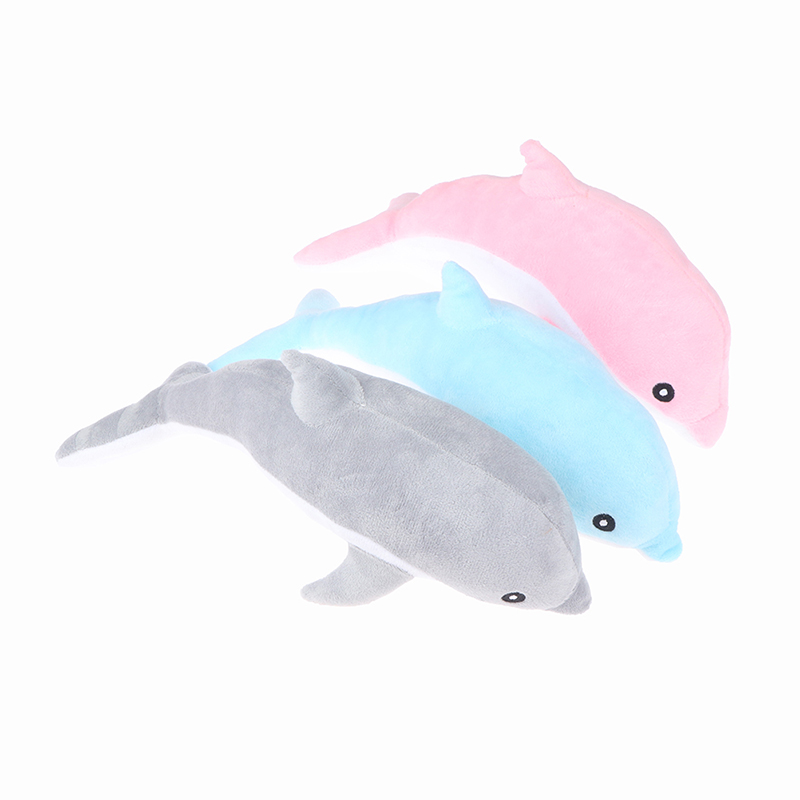 New 30cm Lovely Dolphin Plush Toys Stuffed Soft Cute Animal Dolls Sofa Decor ba