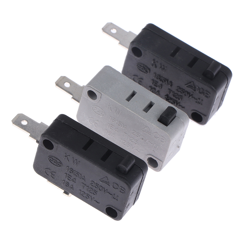 2pcs KW16(5)A 250VAC Microwave Oven Door Micro Normally Open Close Switch ba