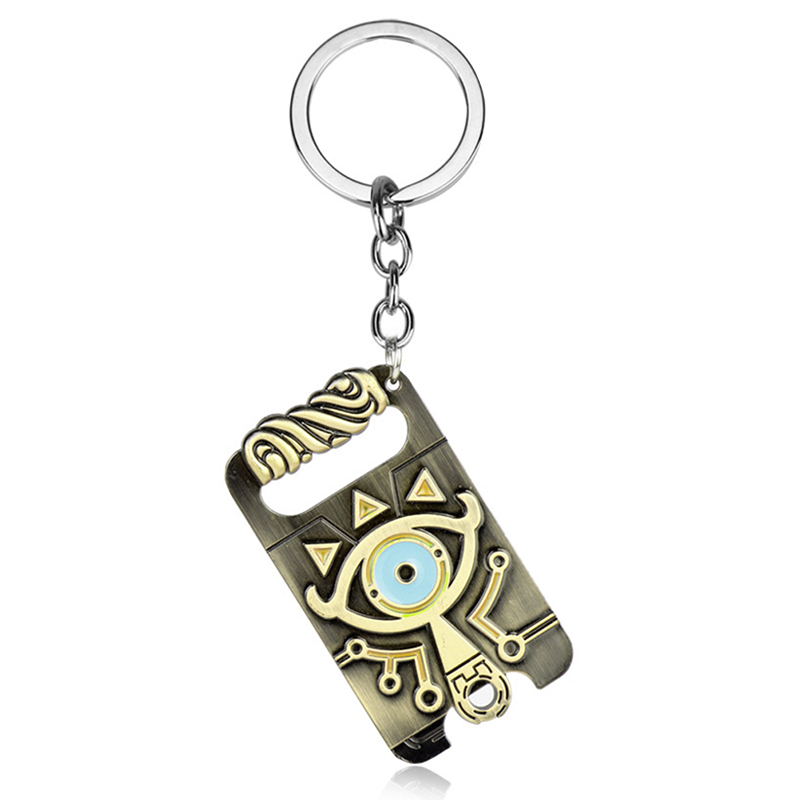 Anime Unisex Keychain Zelda Breath of the Wild Pendant Key Chains Keyholder Ring