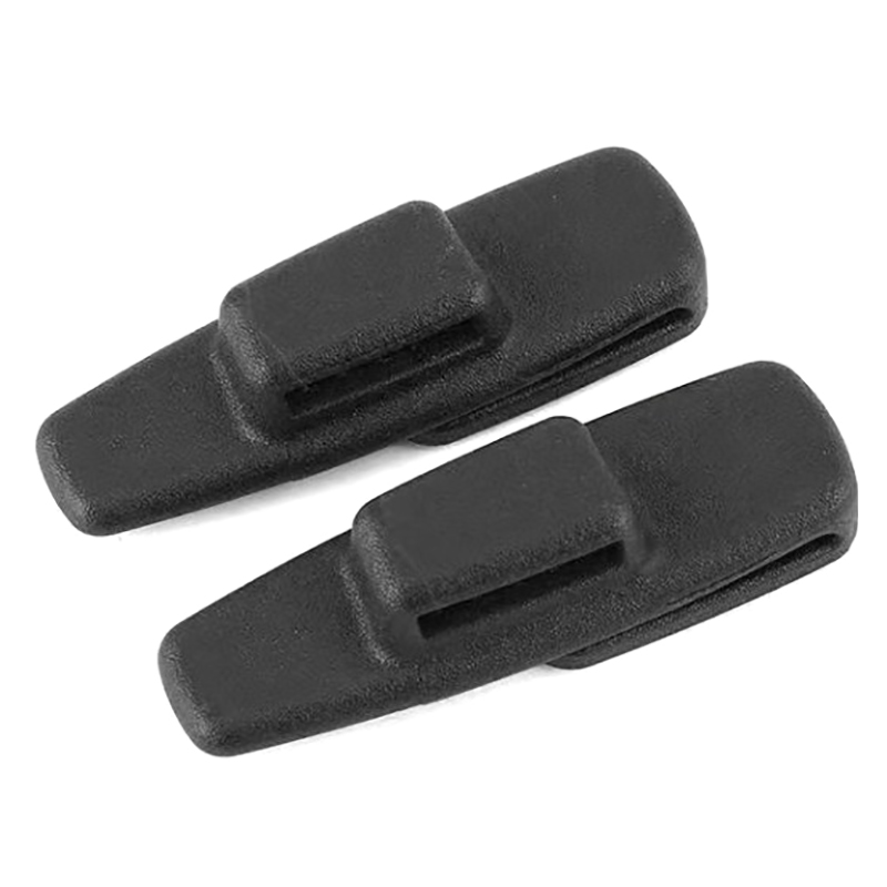2PCS Strong Car Safety Belt Protection Clip Plastic Seat Belt Clamp Buckle EI