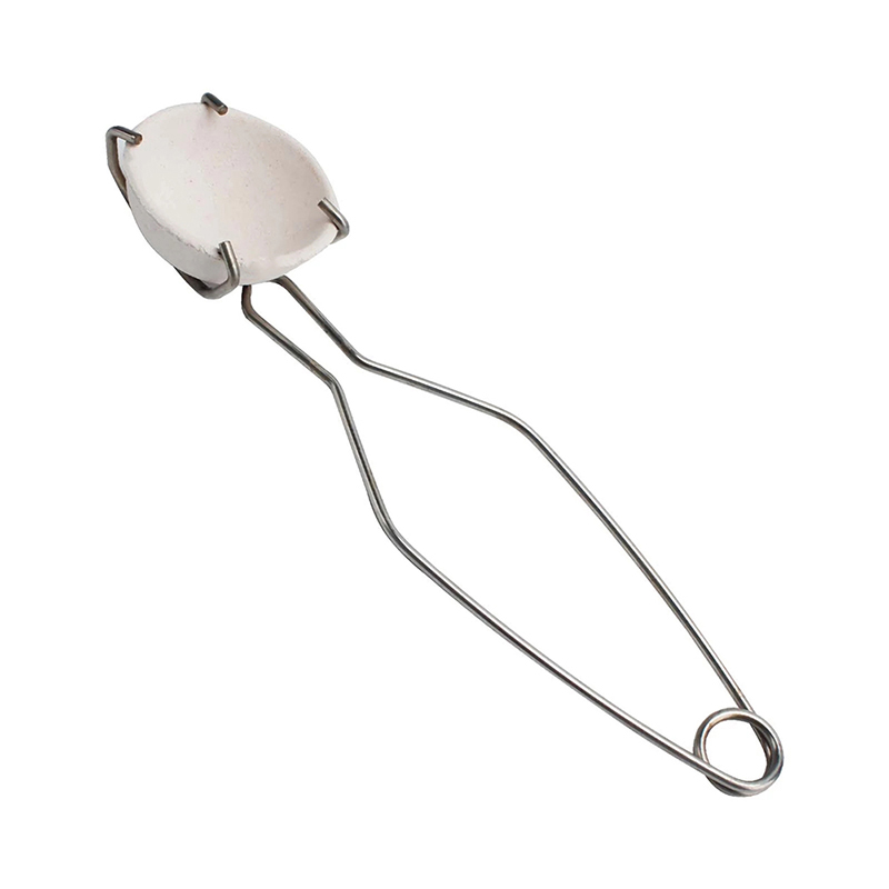 25Cm Stainless Steel Crucible Tong Clamp Crucible Pliers White Gold ...
