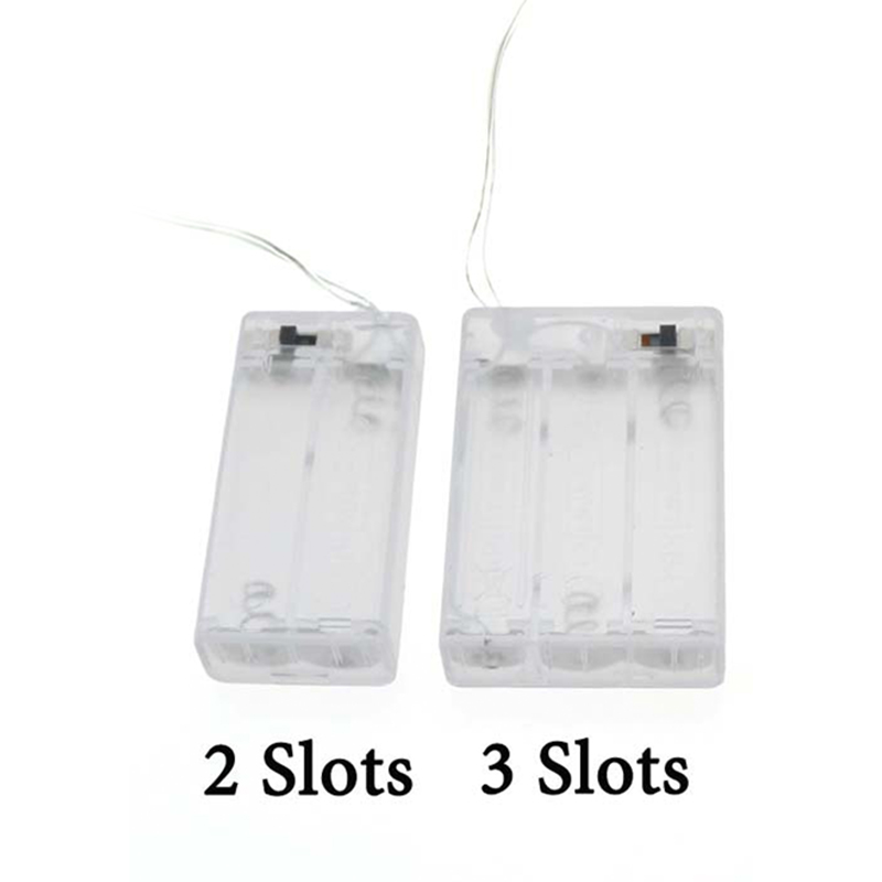 AA Power Battery Storage Case Box Holder 2 3 Slots AA Battery Socket ...