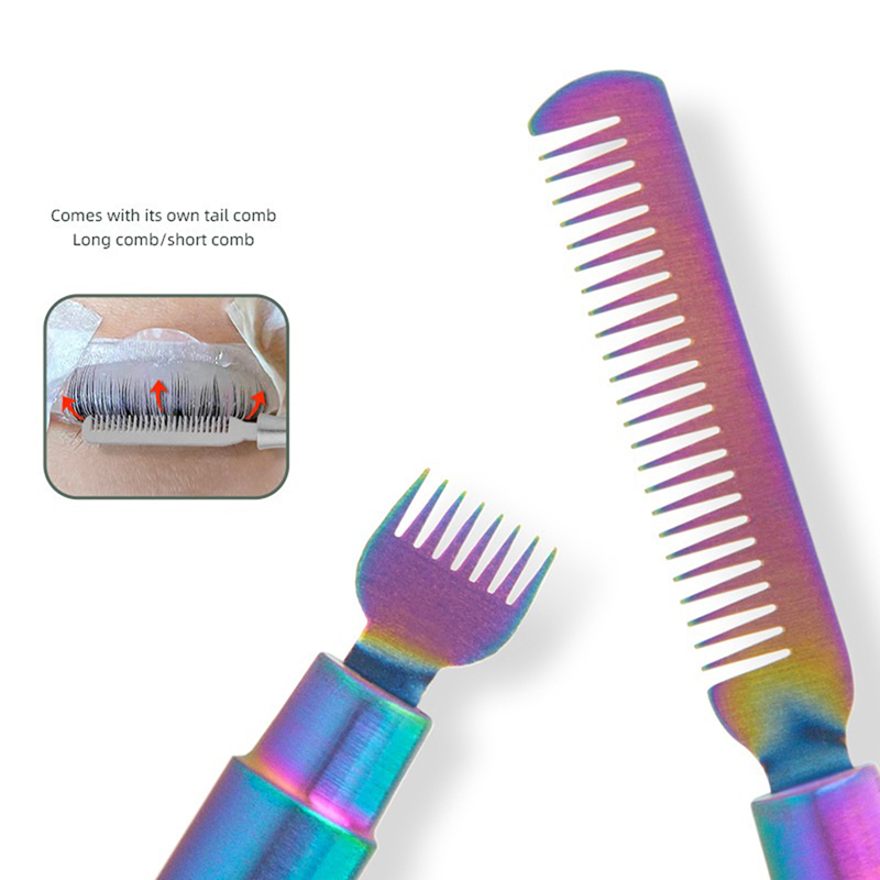 2 In1 Stainless Steel Eyelash Perm Lifting Tools Metal Clean Up Rods ...