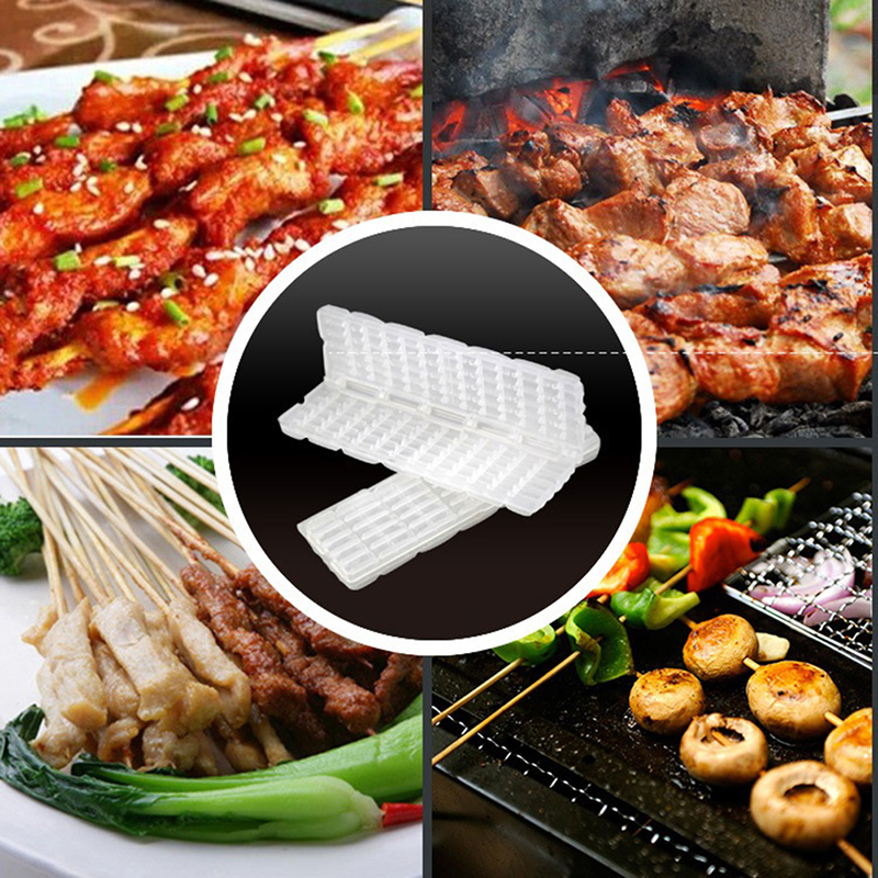 1 pz spiedino per carne stringa per carne barbecue scatola spiedino per carne strumento per produttore di kebab Th