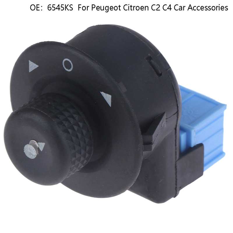 Electric Adjuster Rear View Mirror Switch Knob for Citroen C2 C3 Car Accessories
