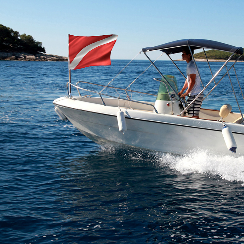 Diving Boat Flag International Sign Universal Scuba Diving Boat Floating Fla -wf