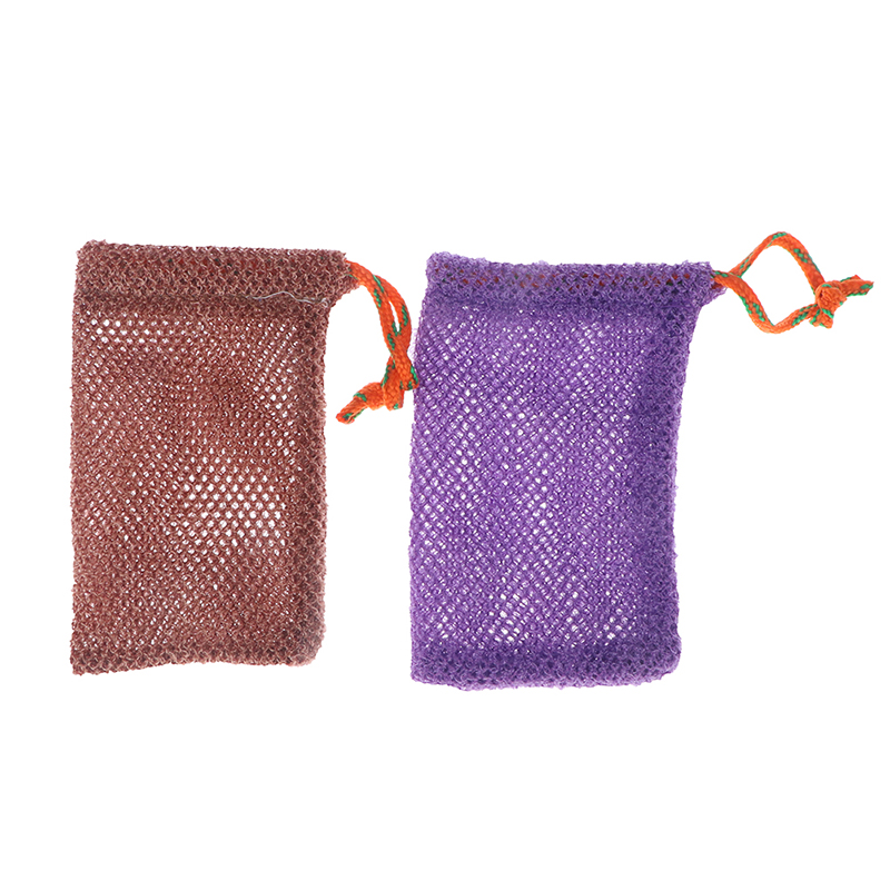 Nylon Soap Saver Pouch Bar Bags Exfoliating Net Mesh for Shower Holder ...