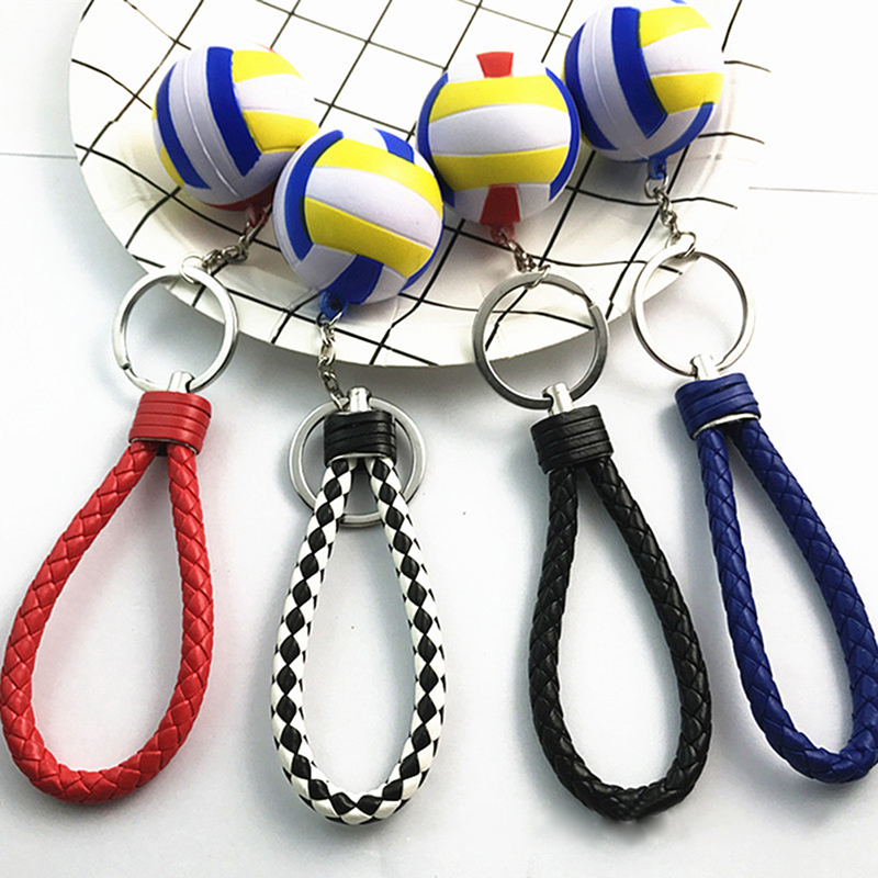 Fashion Sports Volleyball Souvenir Chain Women Men Takeball Fans Keychain  EI