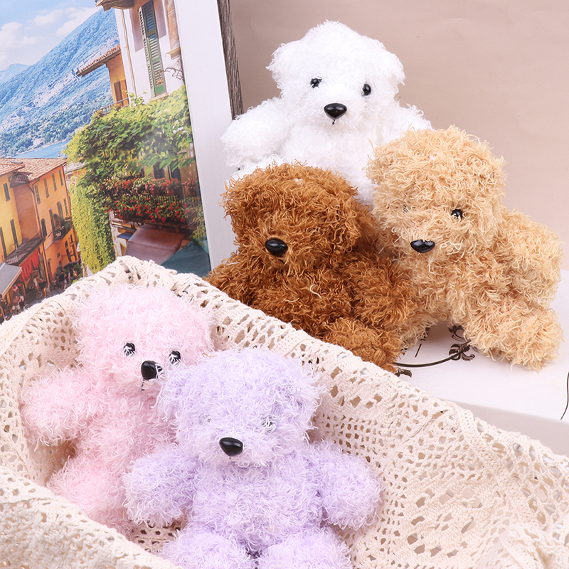12CM Cute Plush Stuffed Bear Dolls Toy Soft Plush Bear Doll For Children Gift ba