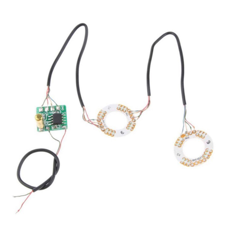 Analog Thumb Sticks Joystick Caps LED Light DIY For PS4 Platstation 4 Controller