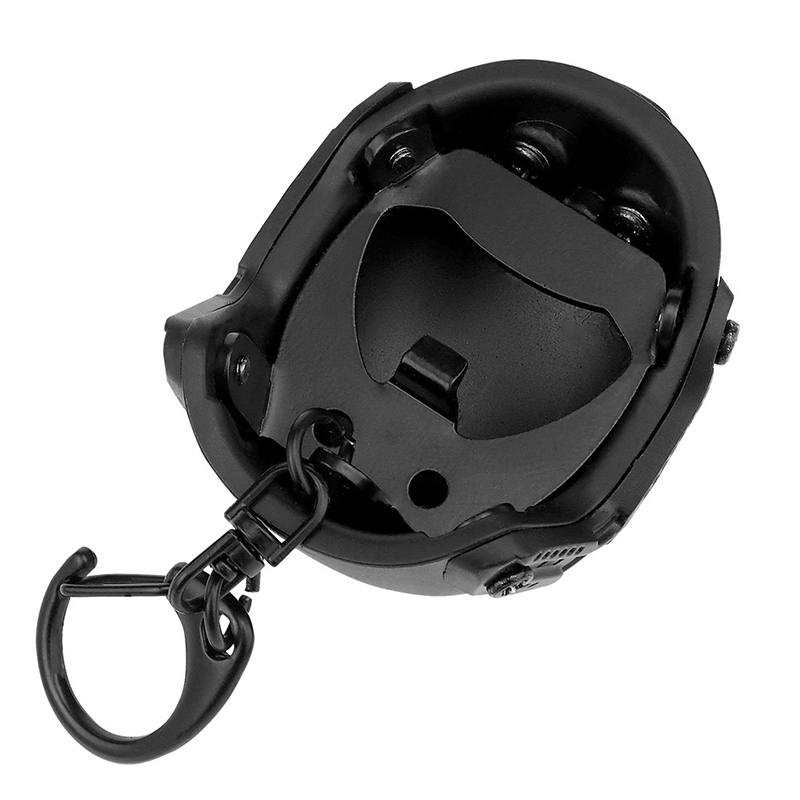 Mini Fast Helmet Keychain Hiking Camping Bottle Cap Open Decrowner Dummy Hel -wf