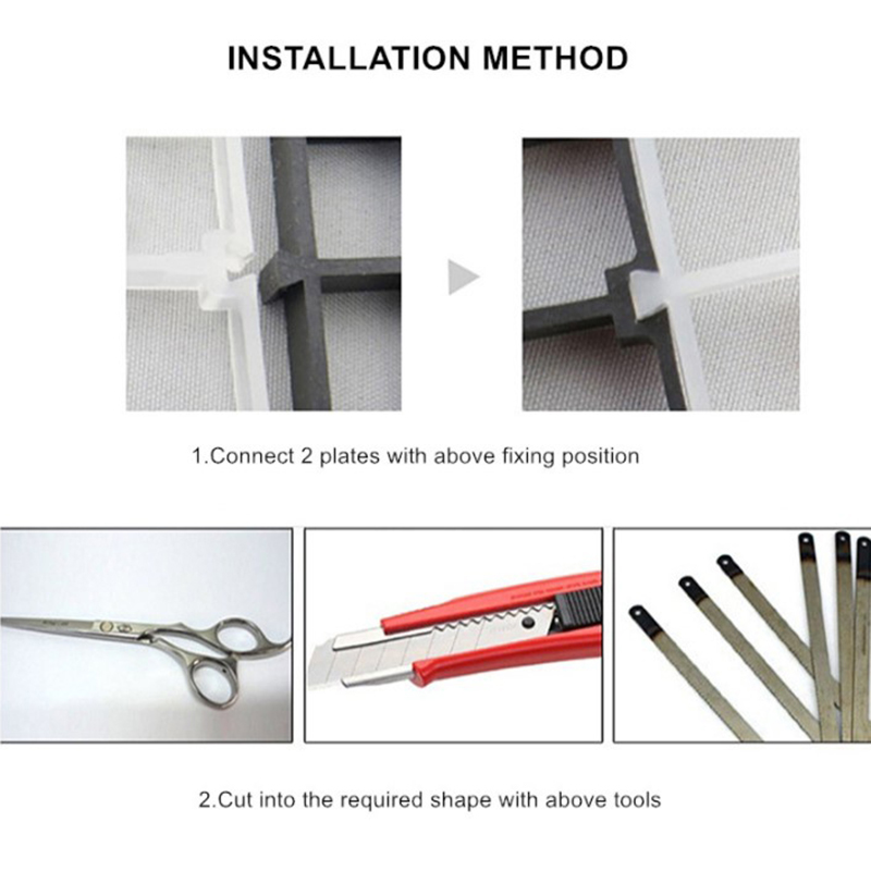 2PCS Isolation Net Grid Plate Divider Tray Ségrégation Board Aquarium Fish