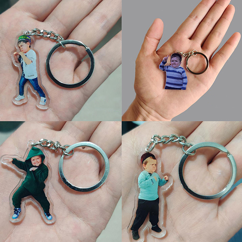 Hasby Magomedov Meme Figure Acrylic Keychains Car knapsack Accessries Gift-x -wf