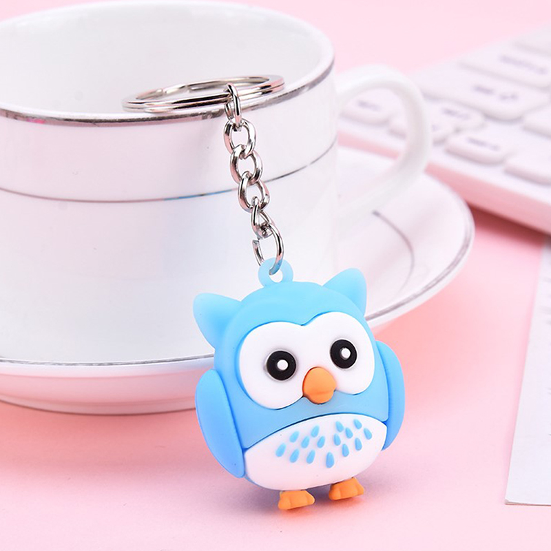 Ciondolo Chiave Creativo Bello Gufo Nuovo Portachiavi Gufo Creativo Bellissimo Animale Gif RODE