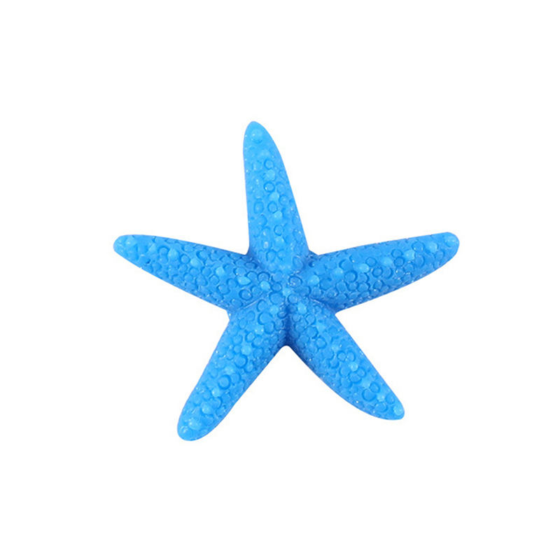 Multicolored Starfish Moss Landscape Decoration Resin Fish Tank Starfish Decor