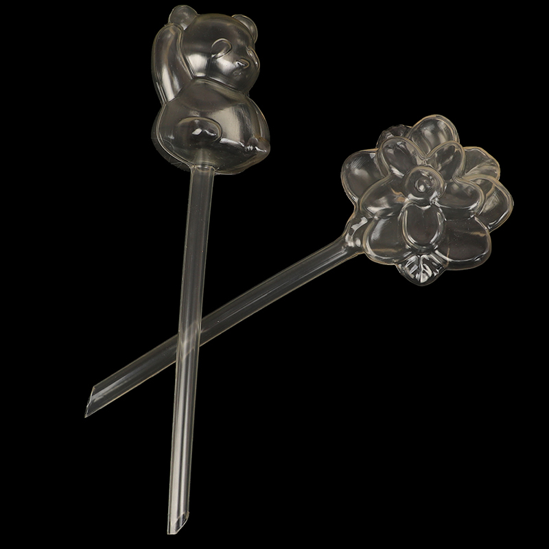 1 pz irrigatore automatico fiori a forma di fiore a forma di fiore irrigatore plastica trasparente Sn
