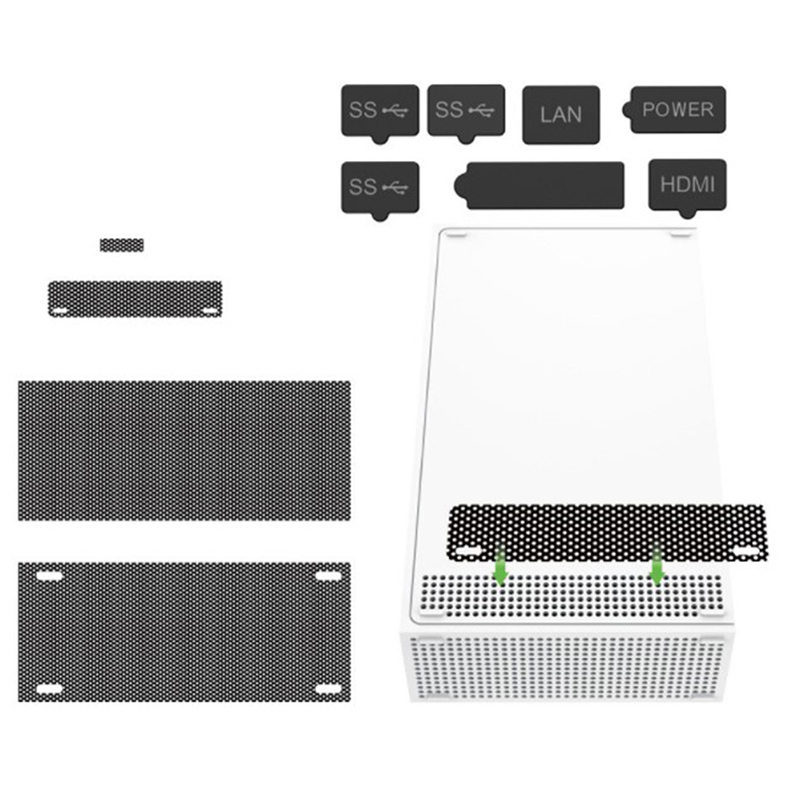 Tappi antipolvere per console Xbox serie S set antipolvere confezione spina antipolvere protezione BII