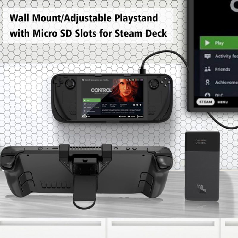 Per Steam Deck supporto multifunzione power bank console di gioco accessori portatile R1
