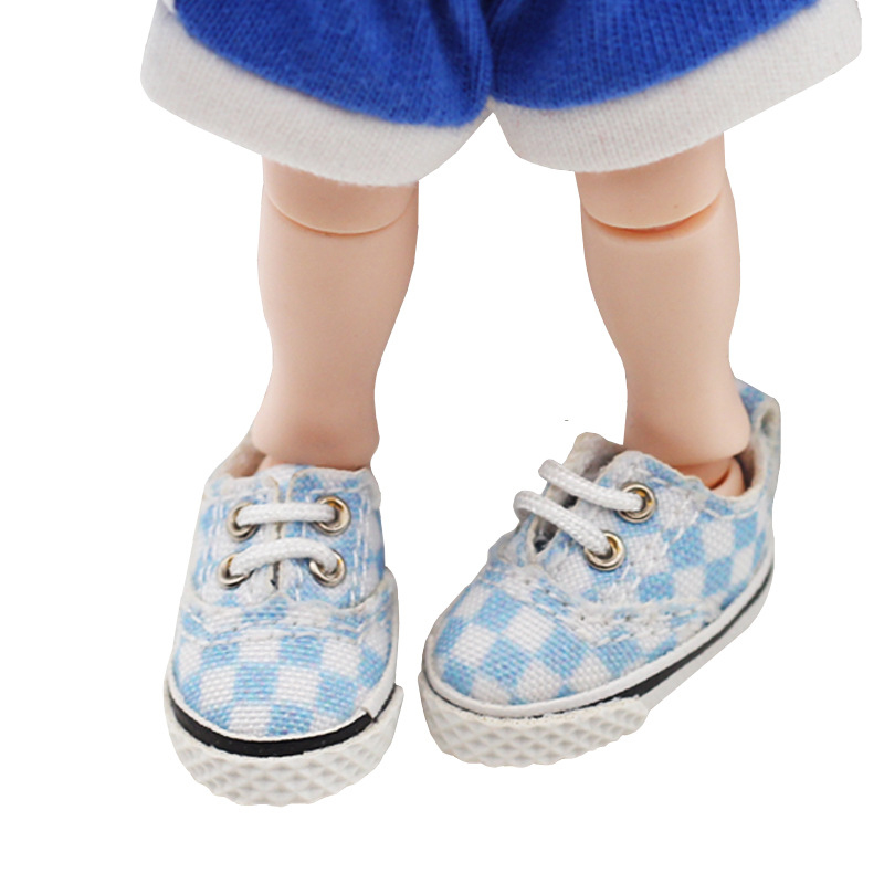 Ob11 DOD 1/12 Bjd Doll Fashion Canvas Shoes Doll Accessories Doll Sneaker Sho EI