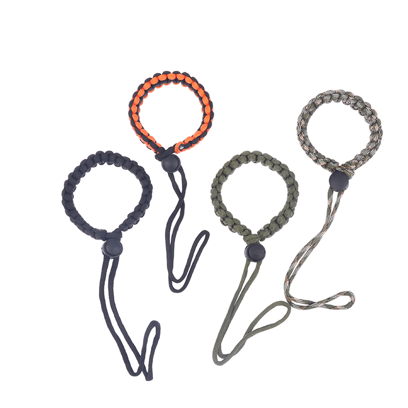 1Pc Adjustable Strong Camera Adjustable Colorful Wrist Lanyard Strap Grip Weave